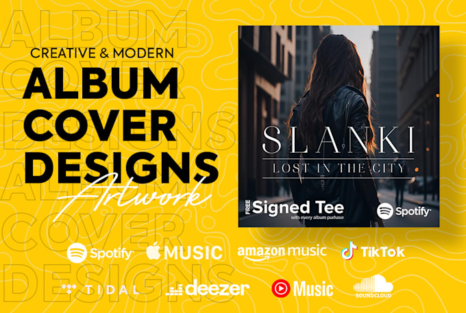 Design creative album cover art or music artwork by Ubaidchohan | Fiverr