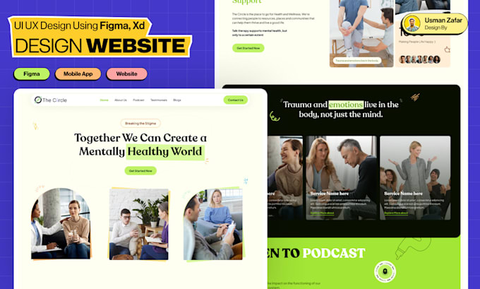 Do landing page, homepage, saas product design in figma by Usman_zfar | Fiverr