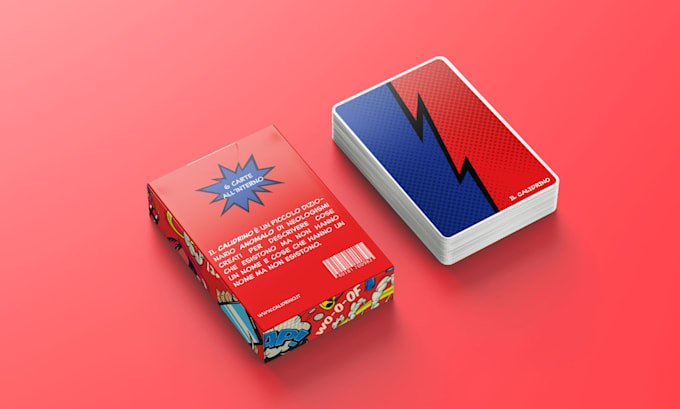 Create card game design playing cards tarot cards illustrate card box ...