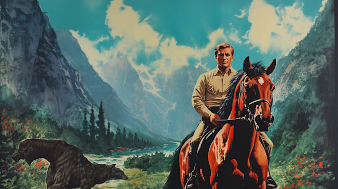 Retro vintage film poster, vintage movie poster, bespoke retro poster ...