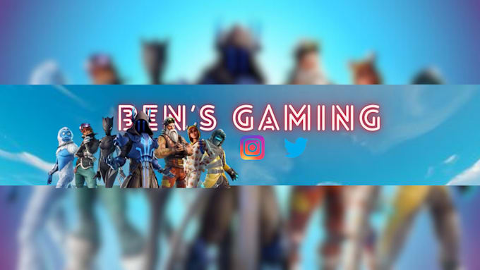 Make a attractive glowing fortnite roblox minecraft gaming youtube ...