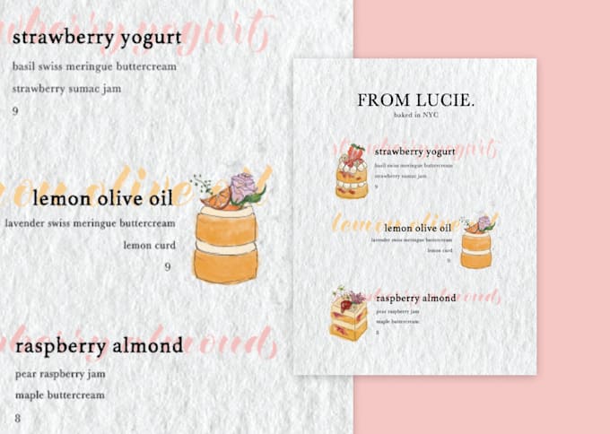 Illustrate modern food, drink, restaurant menus by Inam_designs | Fiverr