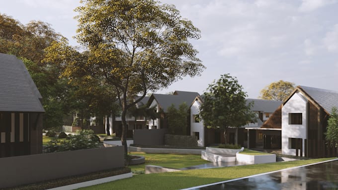 Create 3d model and render images for architecture project by Vantage_studio | Fiverr