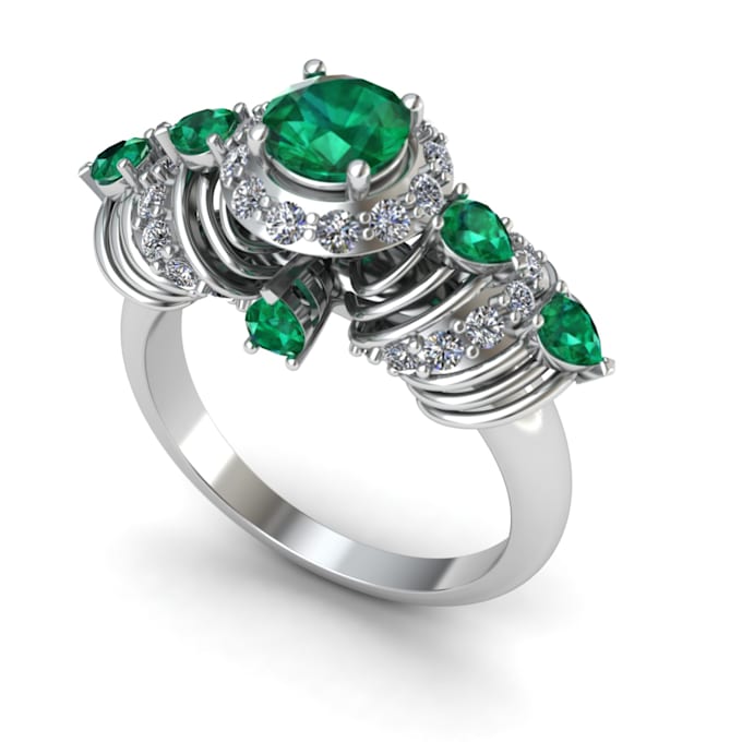 Design 3d cad ring for 3d print and render by Virgiawalistant | Fiverr