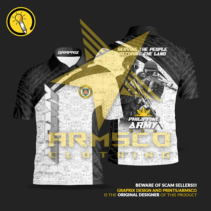 Design full print sublimation shirt uniform by Rapantin | Fiverr