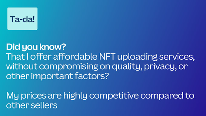 Upload nft collection to ipfs by Niranjit123 | Fiverr