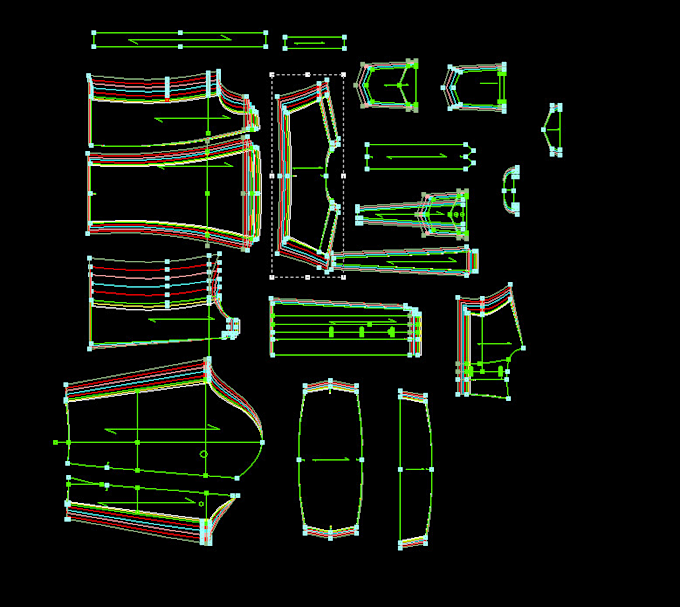 Develop sewing pattern and grading in dxf format by Cadtech36 | Fiverr