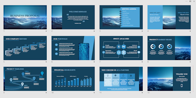 Format, design visually appealing powerpoint presentation by Wardah_ar ...