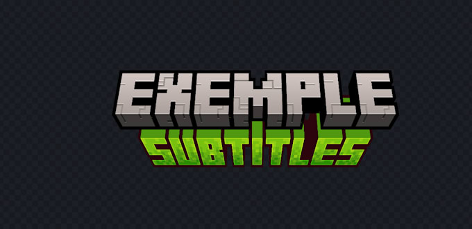 Create minecraft title 3d style by Nixouuu | Fiverr