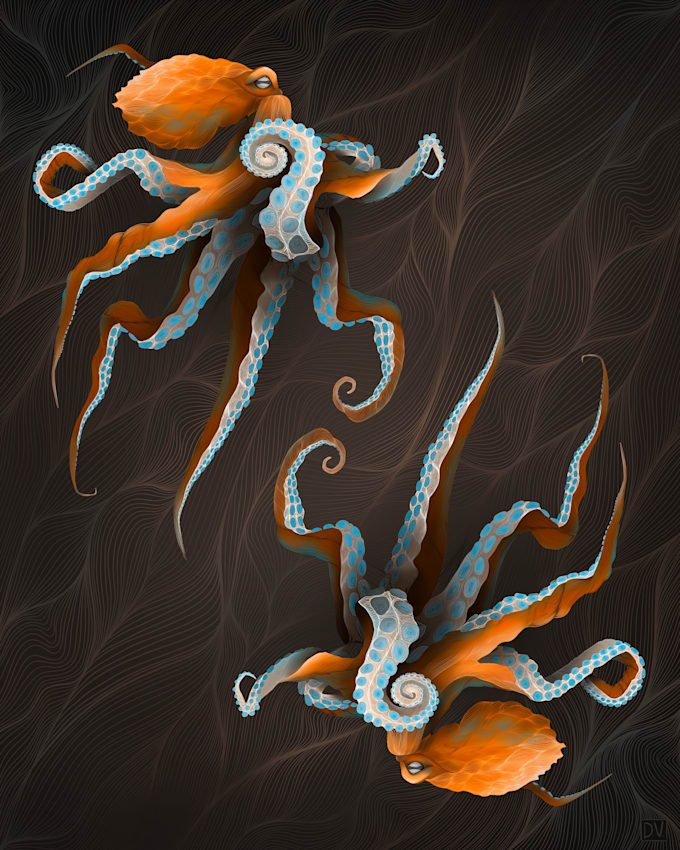 Draw a perfect animal ilustration by Diana_voitiuk | Fiverr