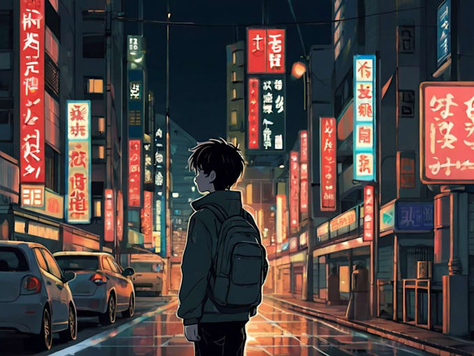 Create an anime scene character for you by Felixartstudio | Fiverr