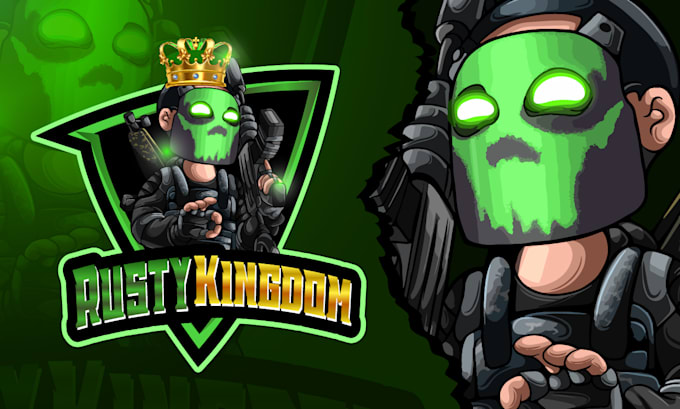 Design your rust server logo for discord and twitch by Decentartdesign ...