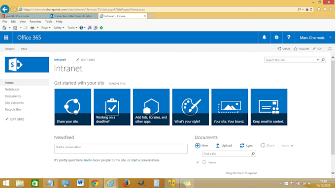 Create intranet portals using sharepoint online and websites using ...