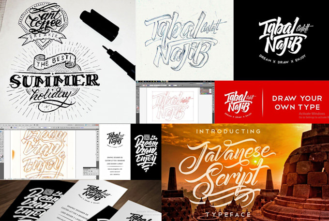Do high quality lettering typography by Yogadcariesta | Fiverr