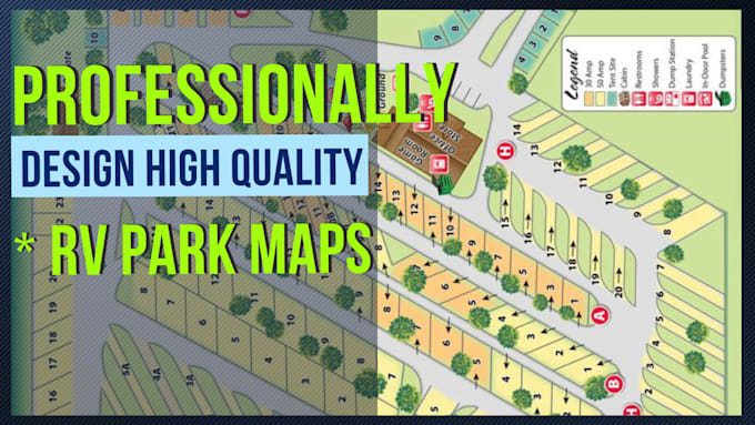 Design site plan, rv park maps, town maps, campground maps by Ahmad ...
