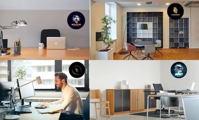 Design office mockup and zoom virtual background by Talhavirtoffice ...