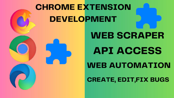 Create Custom Chrome Extension Browser Extension Web Scraping Web Automation By Basco Tech