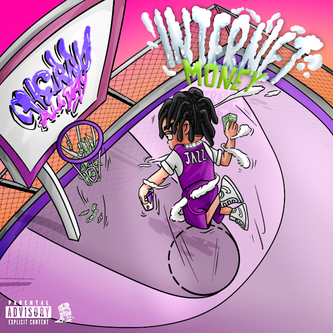 Draw an illustrated album mixtape single ep cover by Alshamiyah | Fiverr