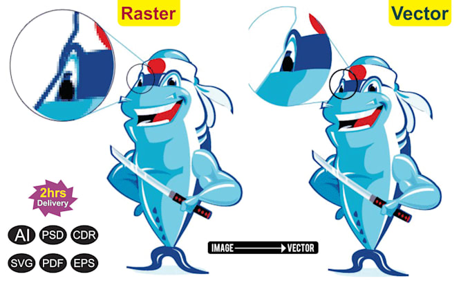 Vectorize image, vector tracing, convert image to vector file, vector logo by Mumar806 | Fiverr