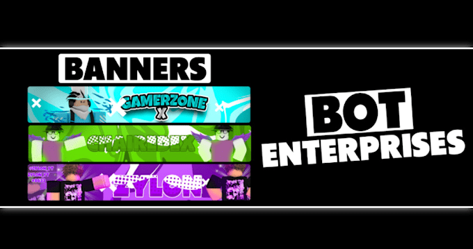 Create a roblox gfx banner by Bottexter | Fiverr