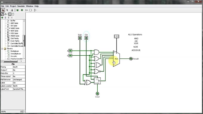 Do circuit designing using logisim and multisim by Abdulbari447 | Fiverr