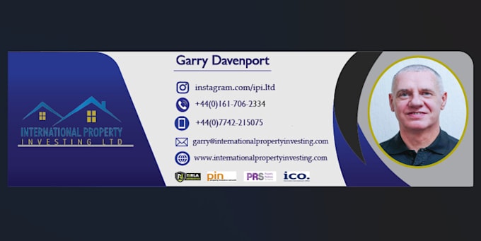 Create email banners and business cards by Fayzal_ | Fiverr