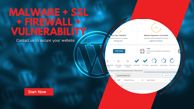 Remove wordpress malware and viruses to secure your website by Mtmtechbd | Fiverr