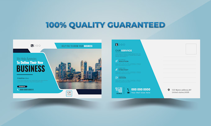 Create eye catchy and print ready professional postcard design by ...