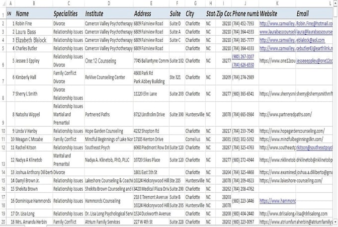 Provide you email list linkedin lead business lead list building lead ...