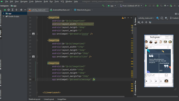 Convert figma to xml, psd to xml layout using android studio by ...