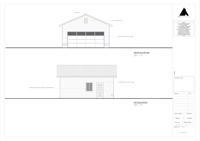 Draw plans for accessory dwelling unit adu permit, garage conversion ...