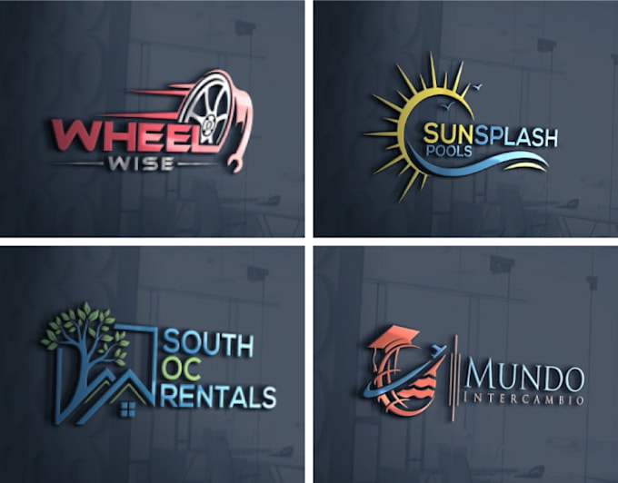 Create a modern minimalist 3d business logo design in 24 hours by Anis2436 | Fiverr