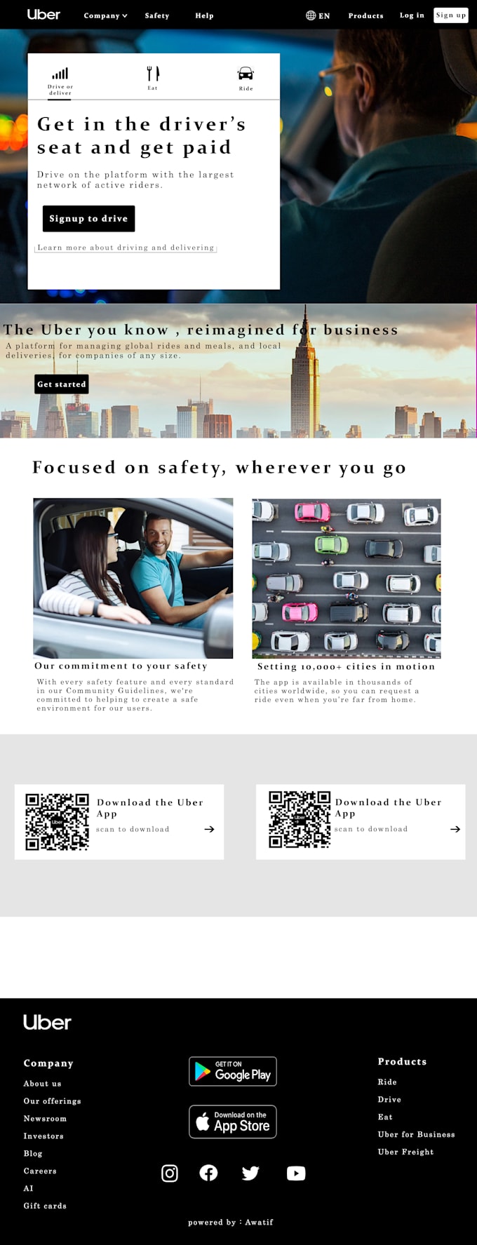Design psd website layout for you by Vaimee | Fiverr