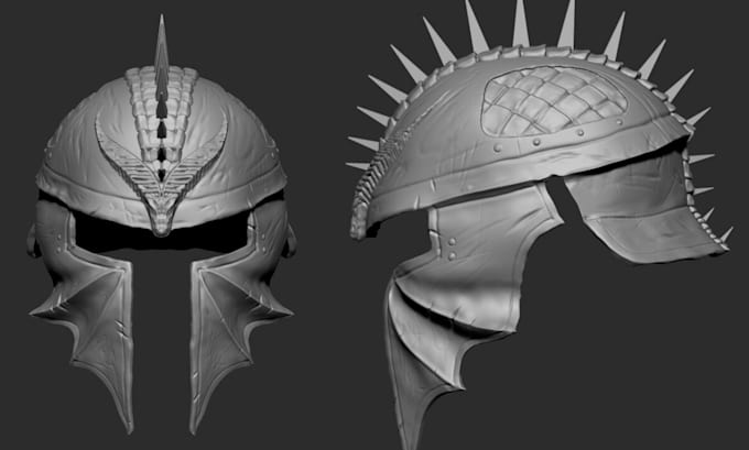 Model 3d helmet 3d mask cosplay pepakura for 3d printing mask by ...