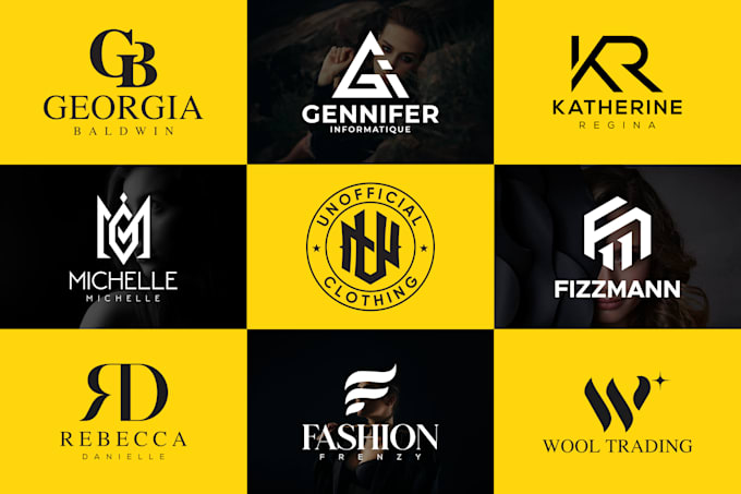 Design initial letter monogram urban clothing brand logo with branding ...