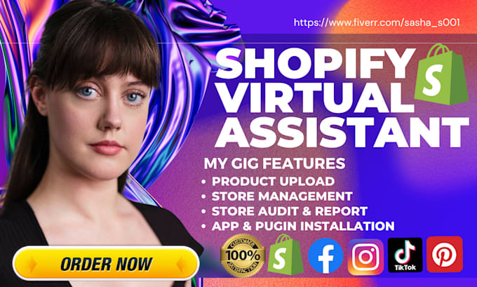 Be your shopify store manager, shopify marketing, shopify virtual ...