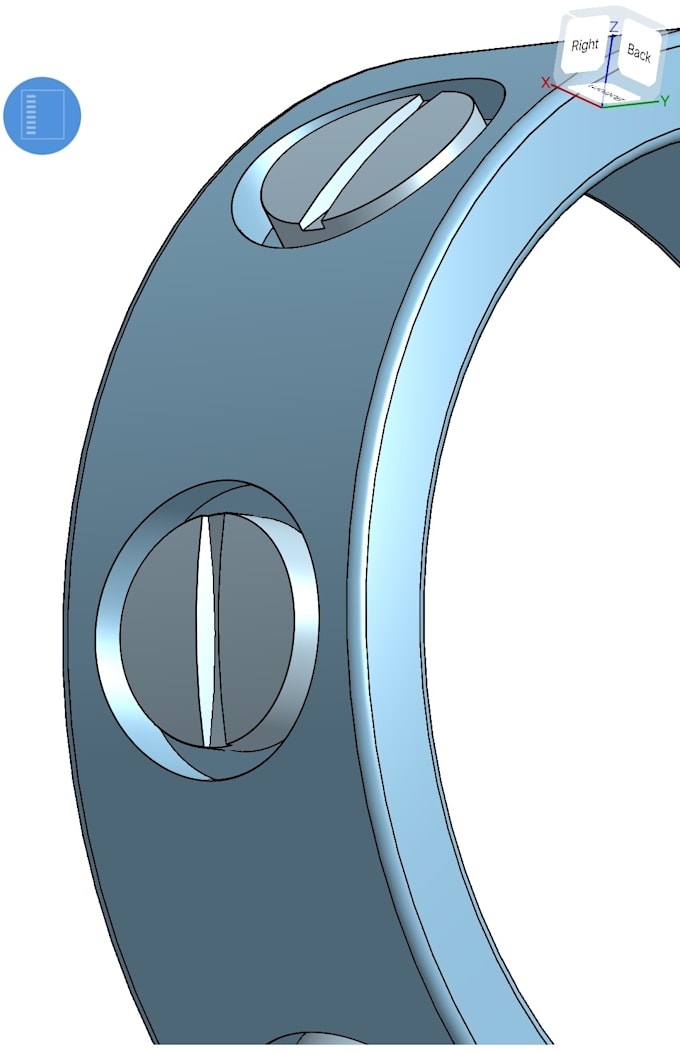 Cartier screw ring cad file by Jewelrycrafto | Fiverr