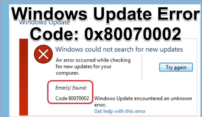 Troubleshoot windows update errors by Apa_it | Fiverr