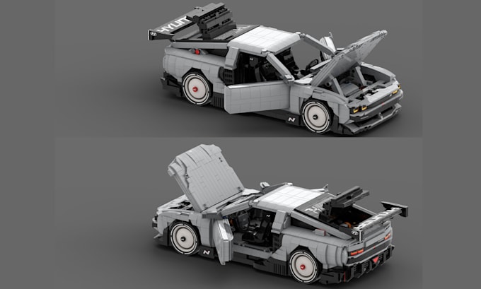 Design a custom lego car model with instructions by Brick_leg | Fiverr
