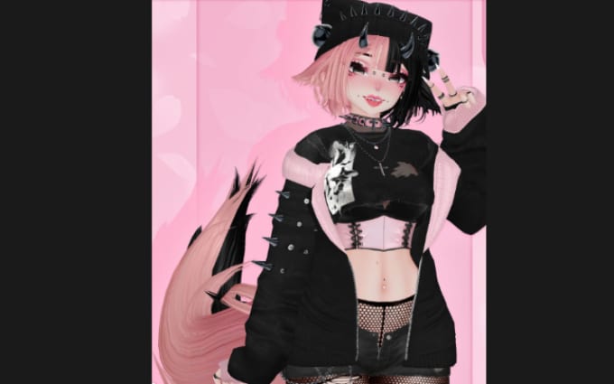 Create Vrchat Avatar Vrc Character Vrc Furry Avatar 3d Vtuber Model