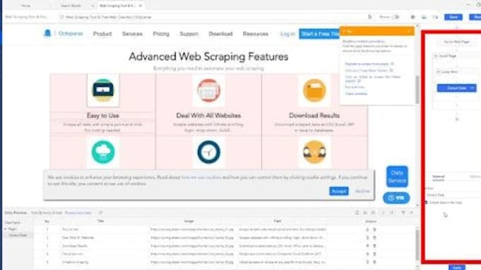 Create octoparse template for any website within 24hrs by Jashanpreet7 | Fiverr