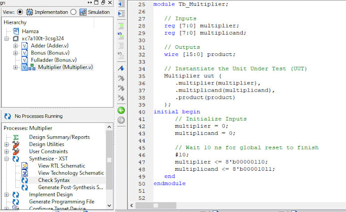 Help In Verilog Vhdl Coding On Xilinx Vivado Quartusmodelsim For Fpga By Noorqamar306 Fiverr