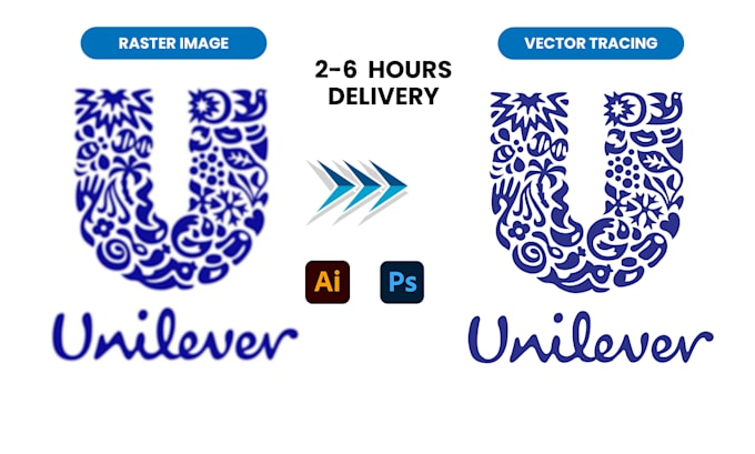Redraw, vector tracing, logo, or image in high resolution within 3 hrs ...