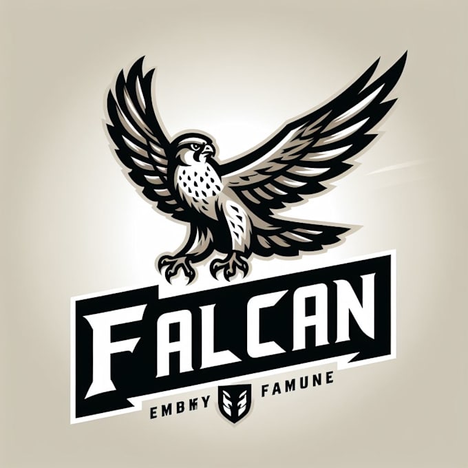 Design outstanding falcon flying mascot logo mascot for you by Joker ...