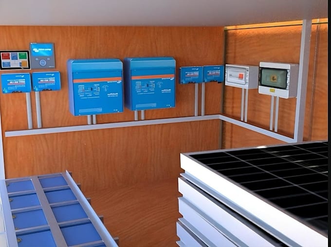 Design 2d of your solar photovoltaic system on autocad and 3d skutchup ...