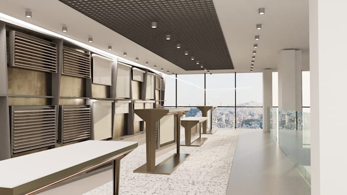 Design and render 3d realistic work spaces by Seymaaltinsoy | Fiverr