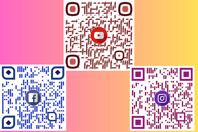 Design a custom qr cord with your logo by Tharsika2325 | Fiverr