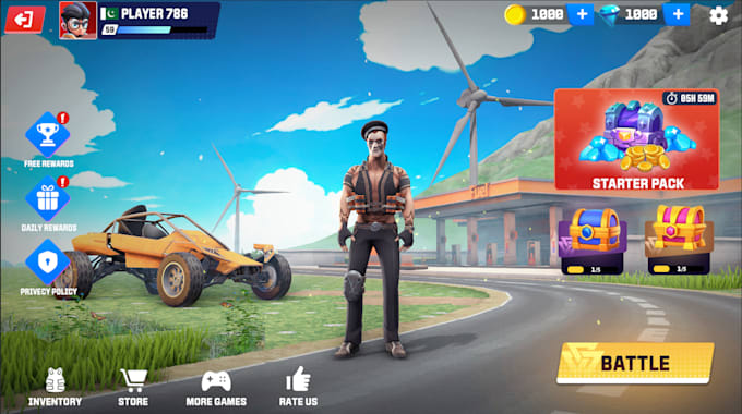 Design creative game ui for mobile games by Ahmadaliproject | Fiverr