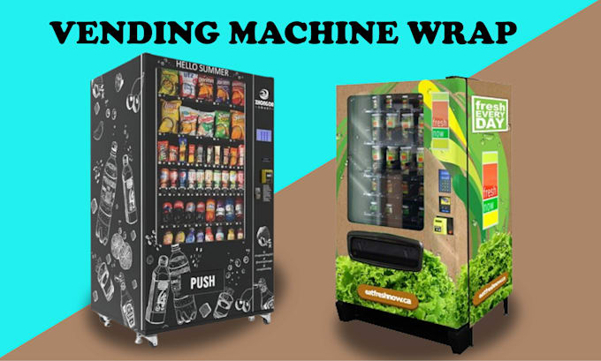 Design an awesome, creative, vip vending machine wrap and atm machine wrap by Asifdubai | Fiverr