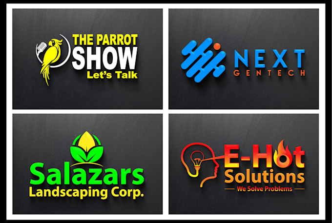 Craft captivating unique modern and trendy 3d logo design by Aima_gfx ...